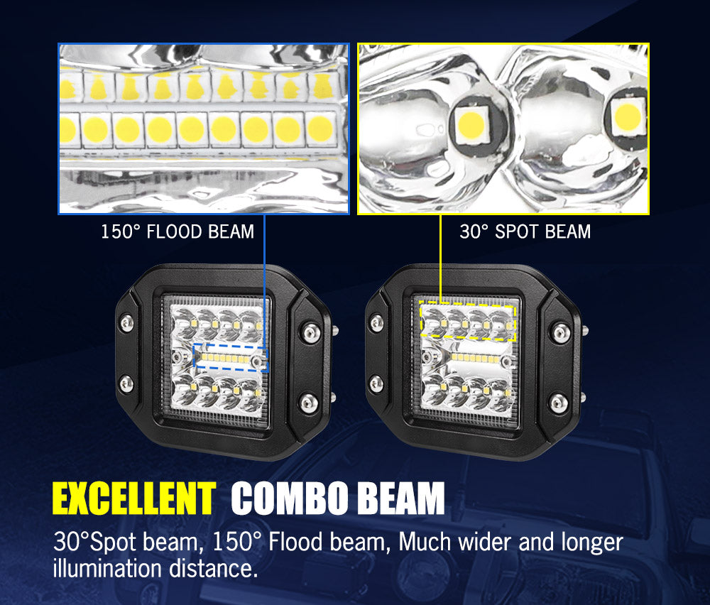 Lightfox 5inch Led Light Bar 1 Lux @ 160M IP68 3501 - 4000 lm