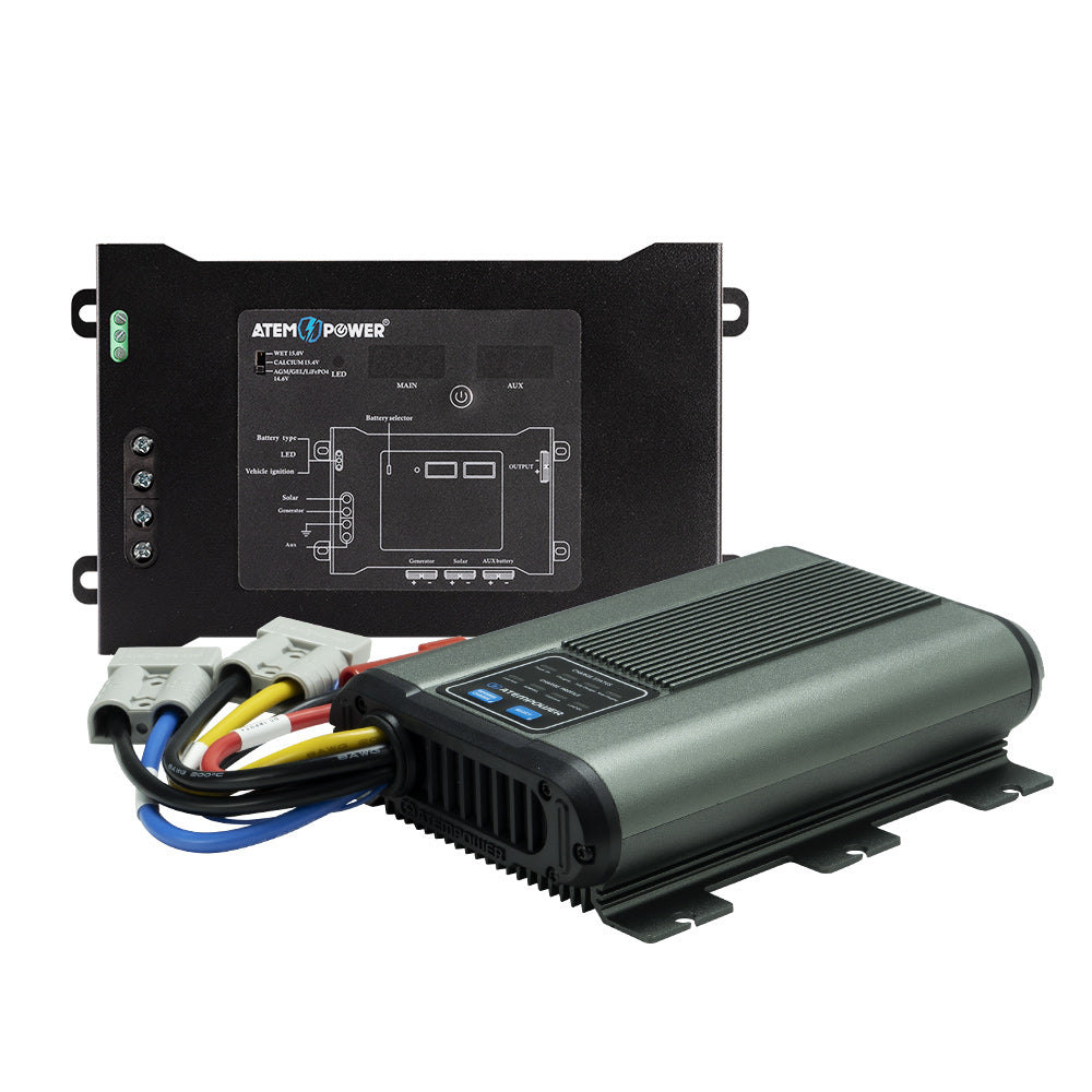 Atem Power 40A DC to DC Battery Charger MPPT 12V Dual Battery System