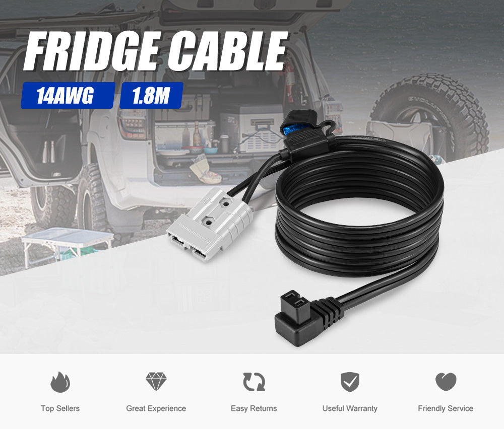 Atem Power 12V Fridge Cable C11 Connector to Anderson Style Plug 1.8M