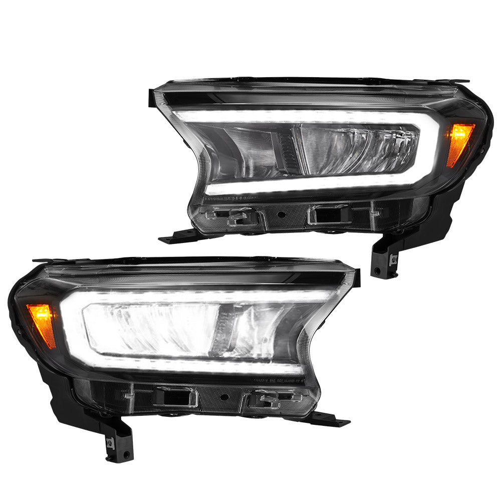 VLAND LED Sequential Indicator Headlights for Ford Ranger 2015-ON Wild